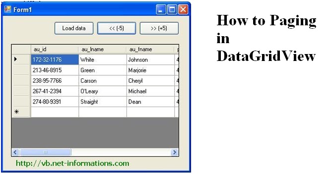 Vb Net Tutorials Load Data Into Datagridview From Mysql Database A In