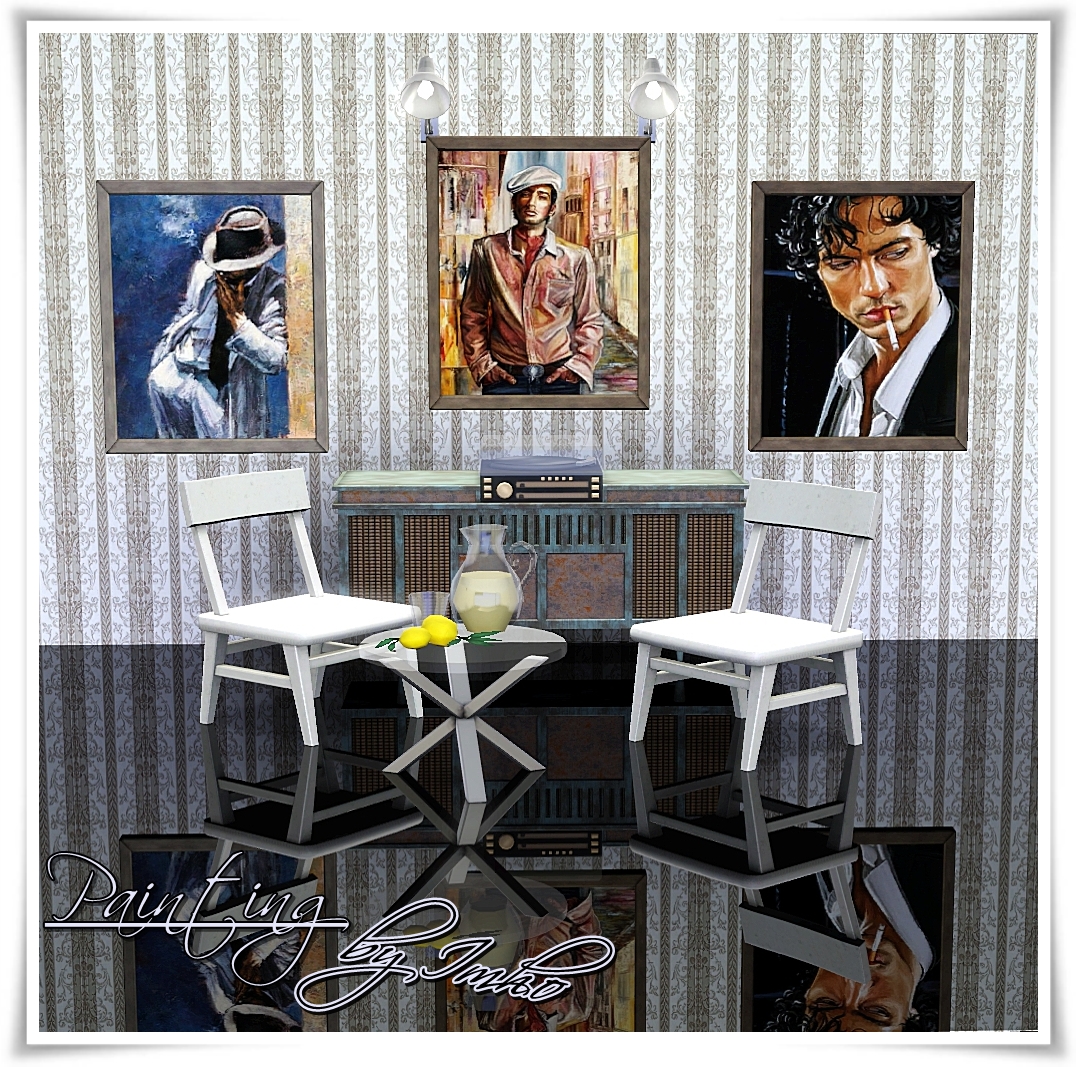 IMHO sims: Painting Guys TS3 by IMHO