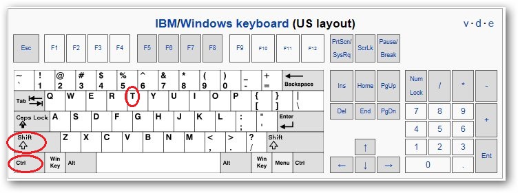MFS-The Resource Center Blog: ☑PC-Tips and Tricks: Restoring a Closed Tab