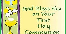 Congratulation Messages : Holy Communion