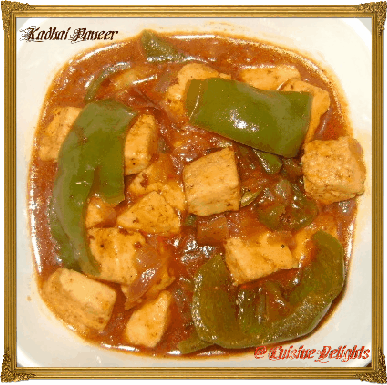 Kadhai Paneer - Cuisine delights