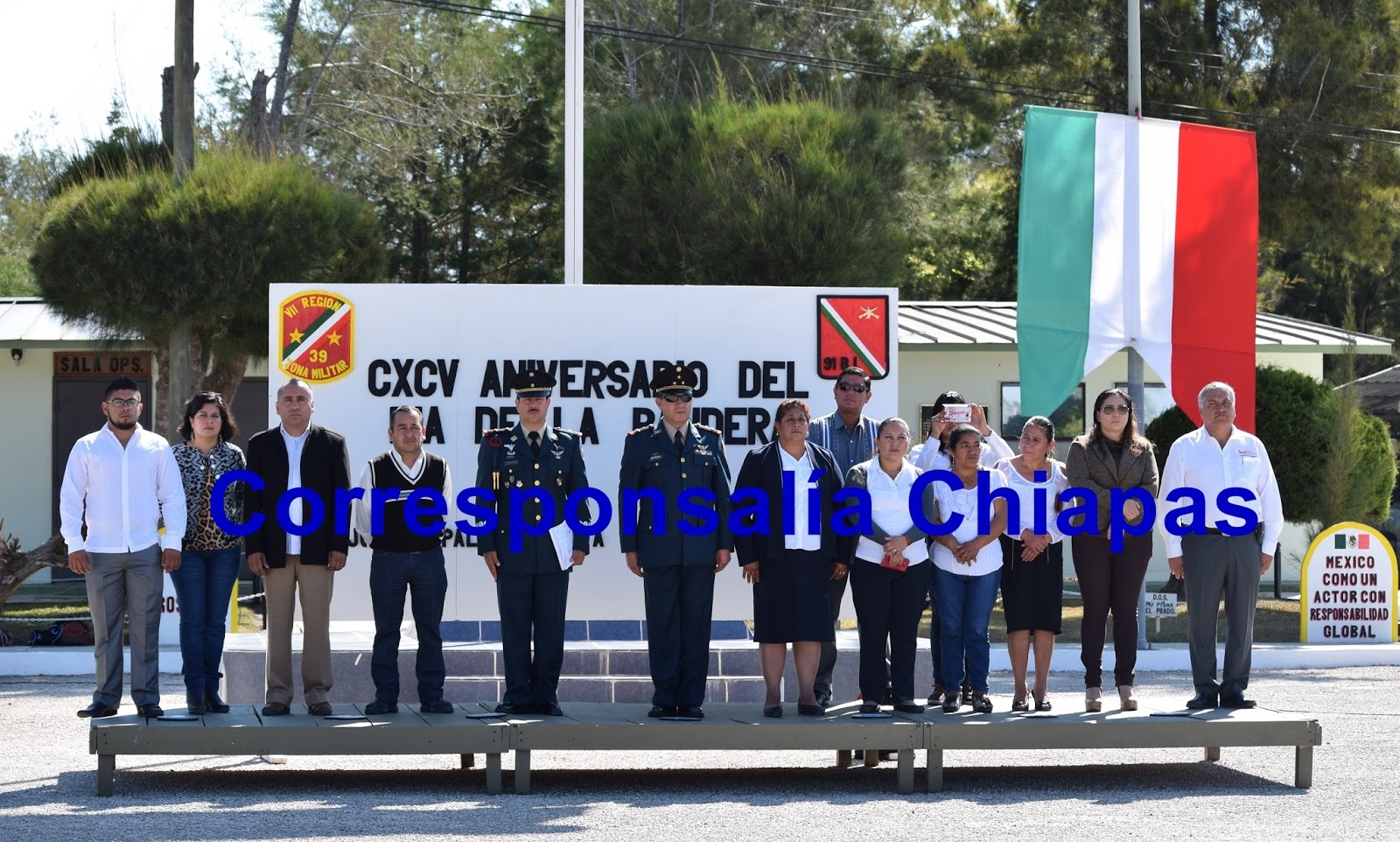 Las Margaritas participa en el CXCV aniversario del día de la bandera ...