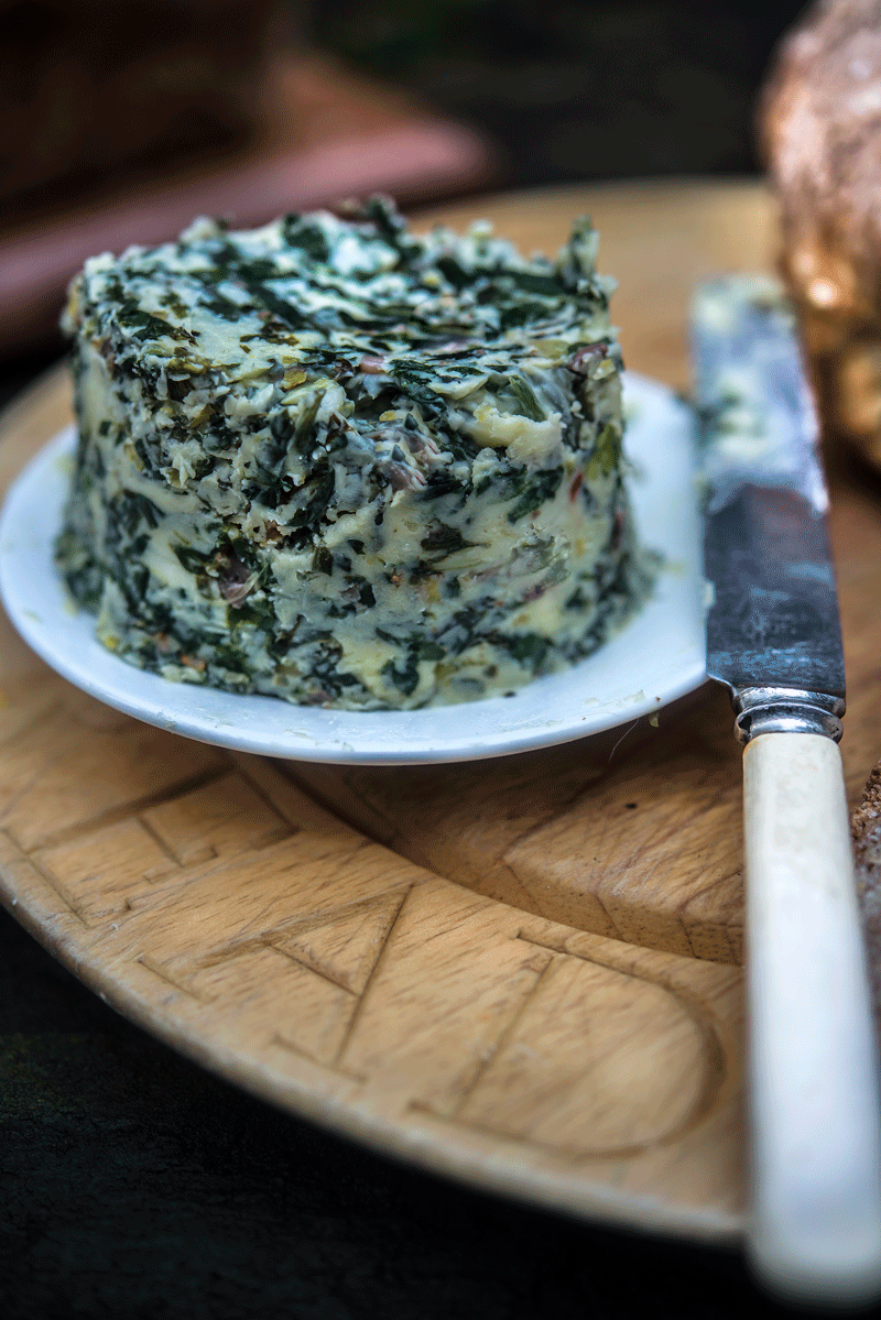 Ramp Butter & Irish Brown Soda Bread - WILD GREENS & SARDINES