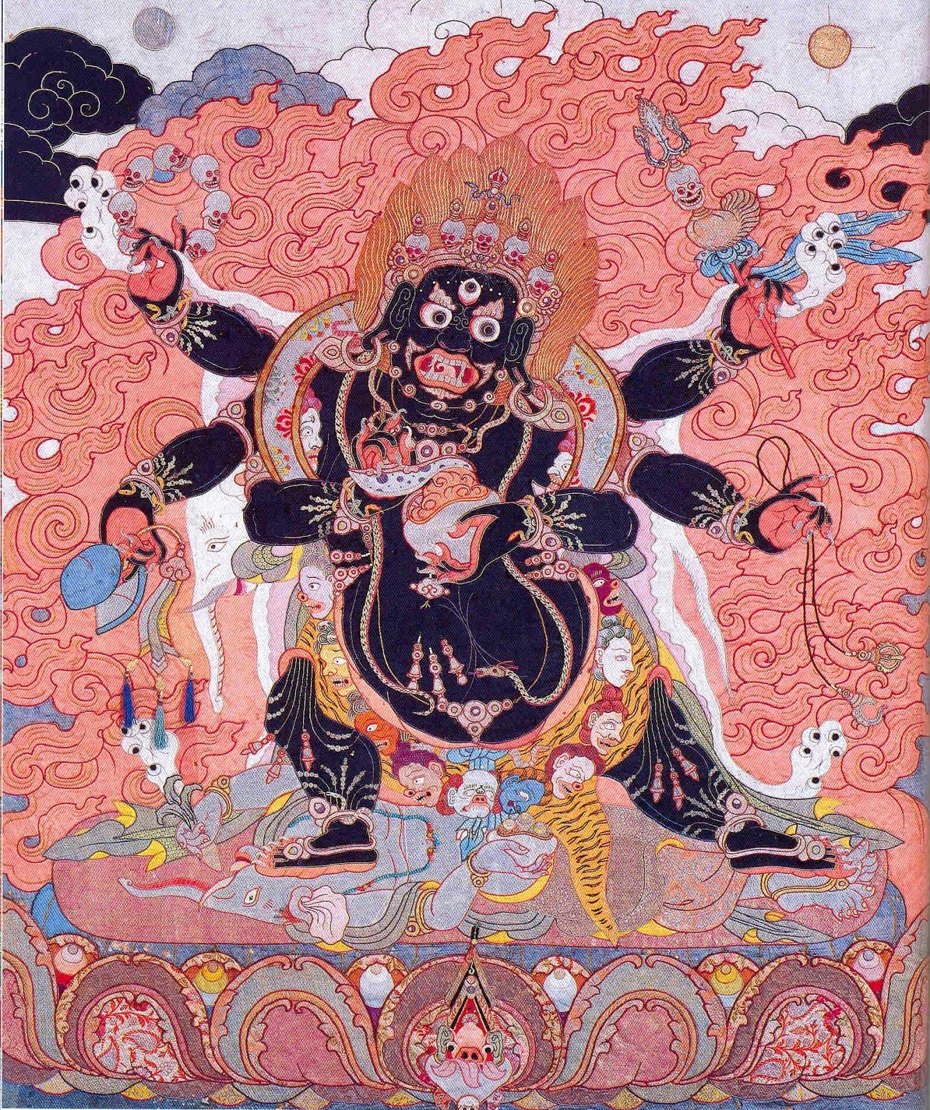 Destiny Gallery 丰天林: Shadbhuja Mahakala (Six-hands)