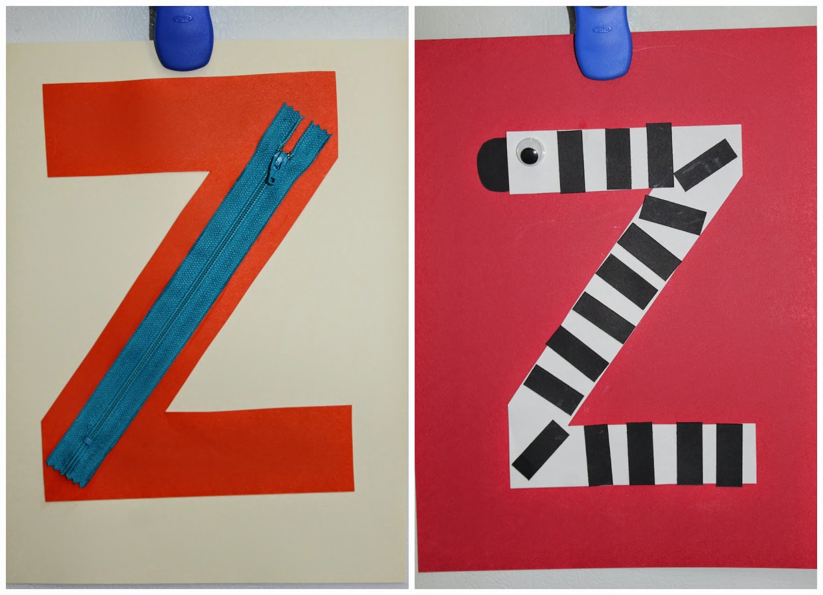 Keeping up with the Kiddos: Letter of the Week - Zz