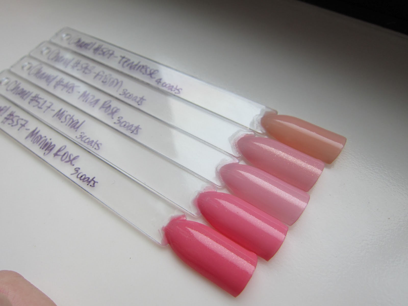 Chanel in #495 Mica Rose + Comparisons