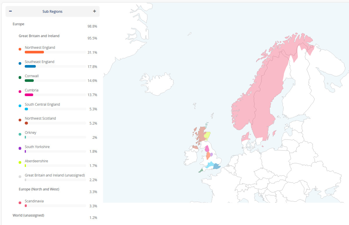 Jennyalogy: Very Strange Results from LivingDNA