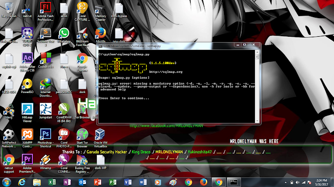 Tutorial SQL Injection Dengan SQLMAP Pada Windows 7