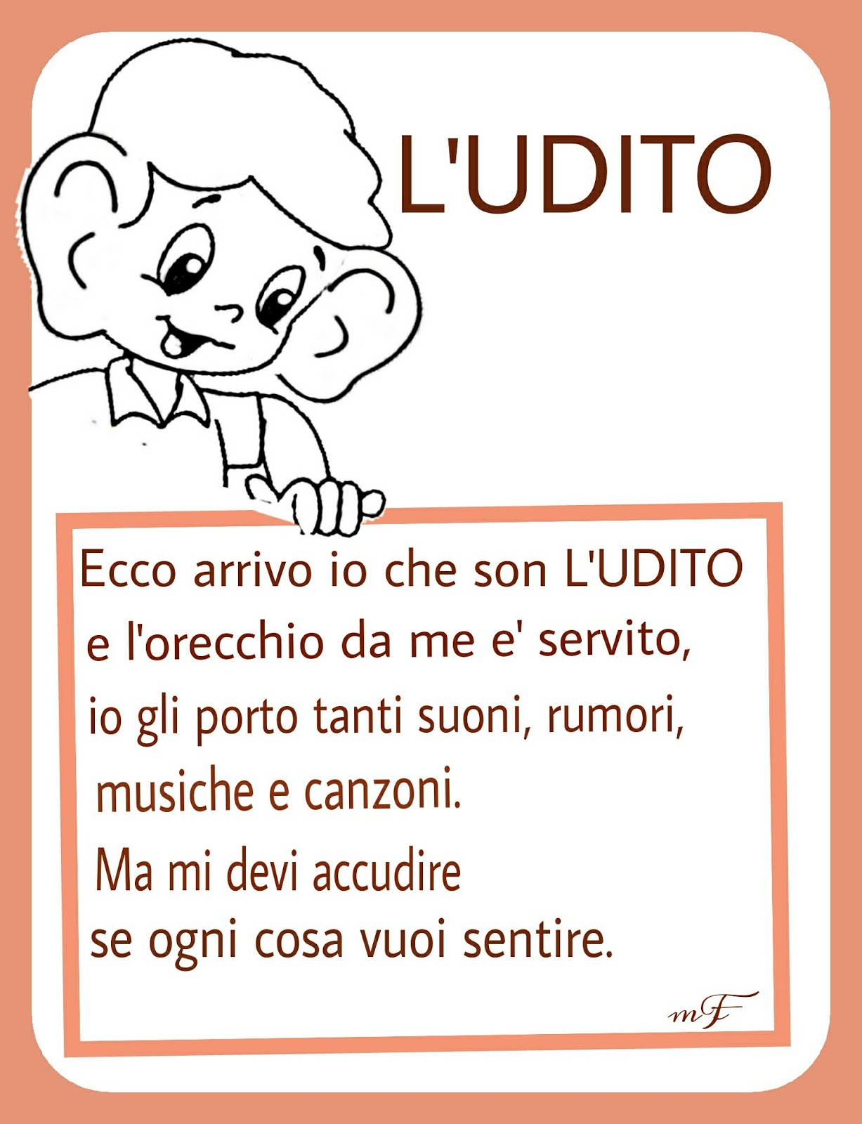 IL BLOG DELLA MAESTRA FRANCY: I 5 SENSI