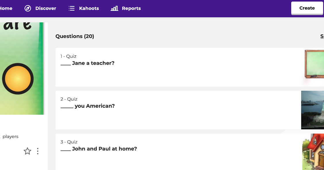 ENGLISH CORNER 5th grade: kahoot verb to be
