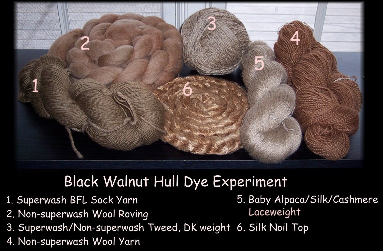 Into the Heaven Knows What Have You...: Black Walnut Dye