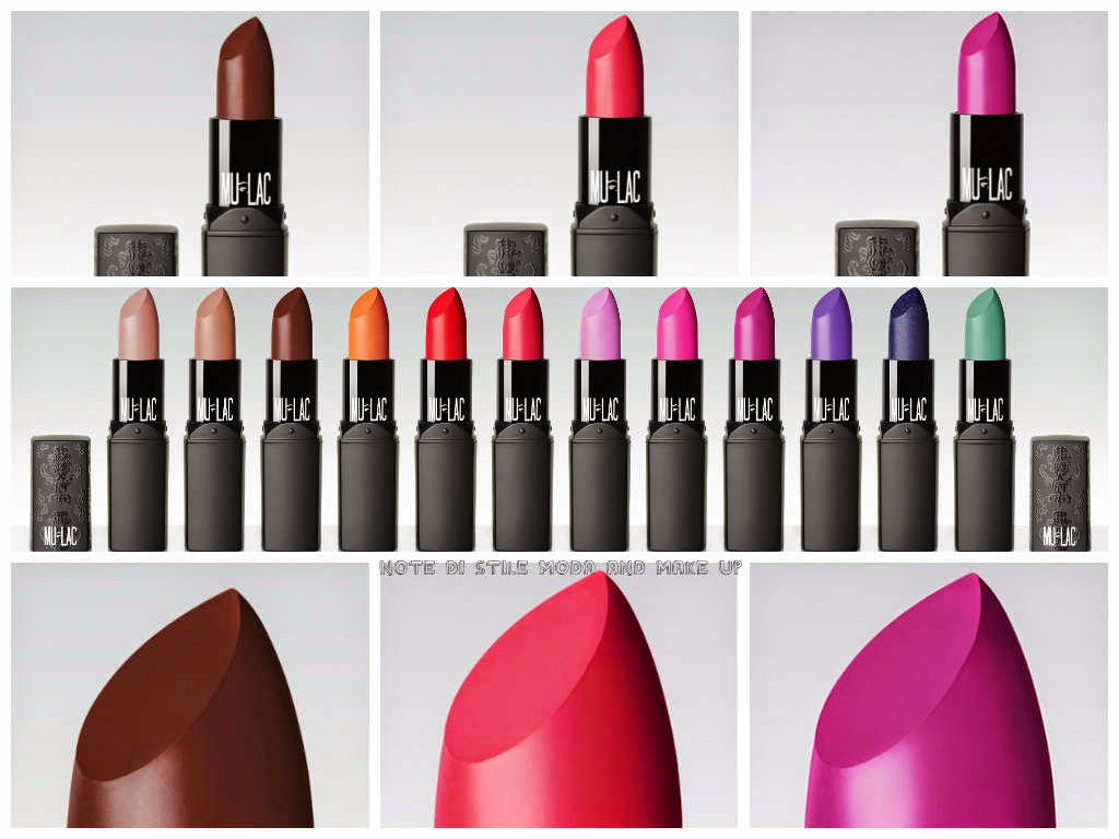 Note di Stile..° Moda and Make up °: WACKY Lipsticks by Mulac Cosmetics