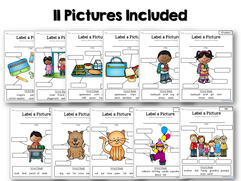 Label It and Write About It! - Teacher by the Beach