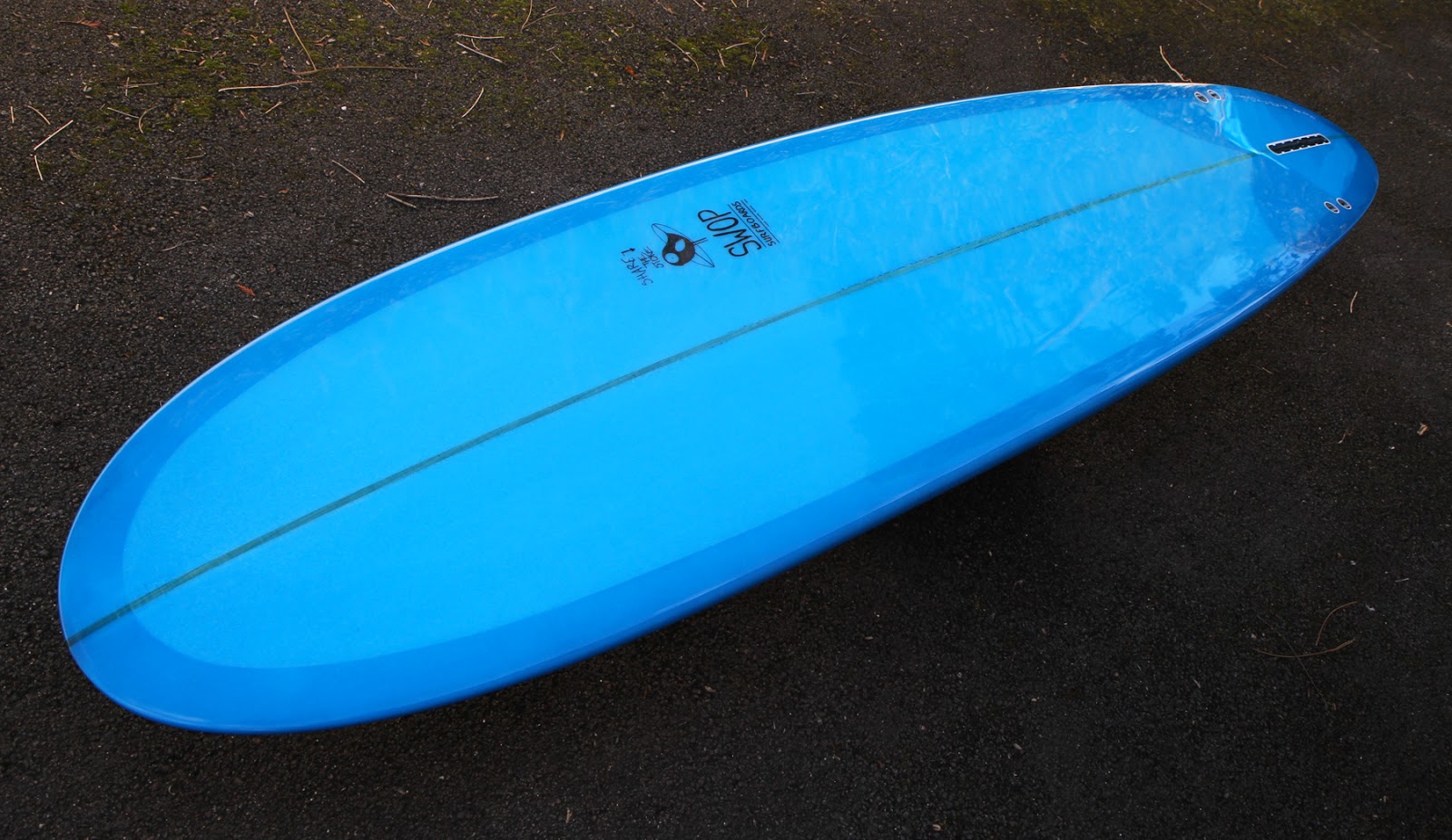 swop surfboards: BLUE MINI TANKER