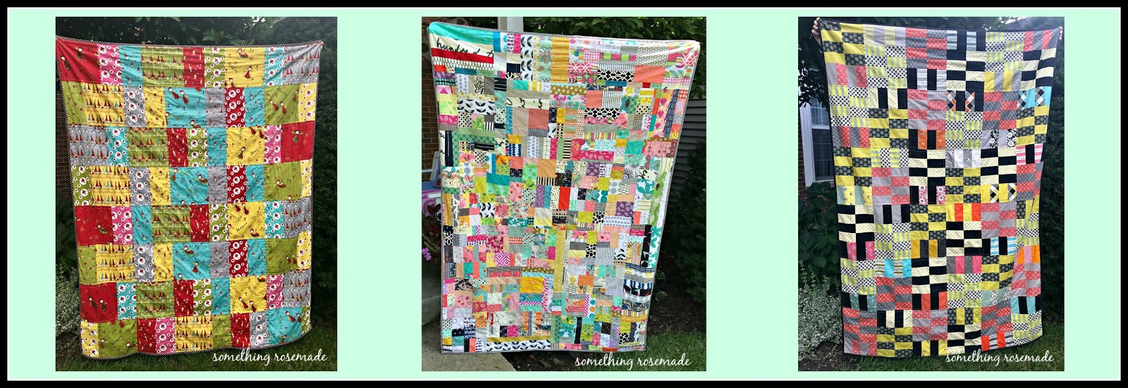 something rosemade: Finally Finished: Two More Patchwork Throws