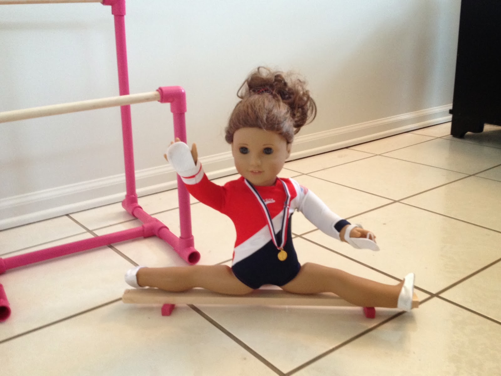 Two It Yourself: DIY American Girl Balance Beam (Gymnastics Set Knockoff)
