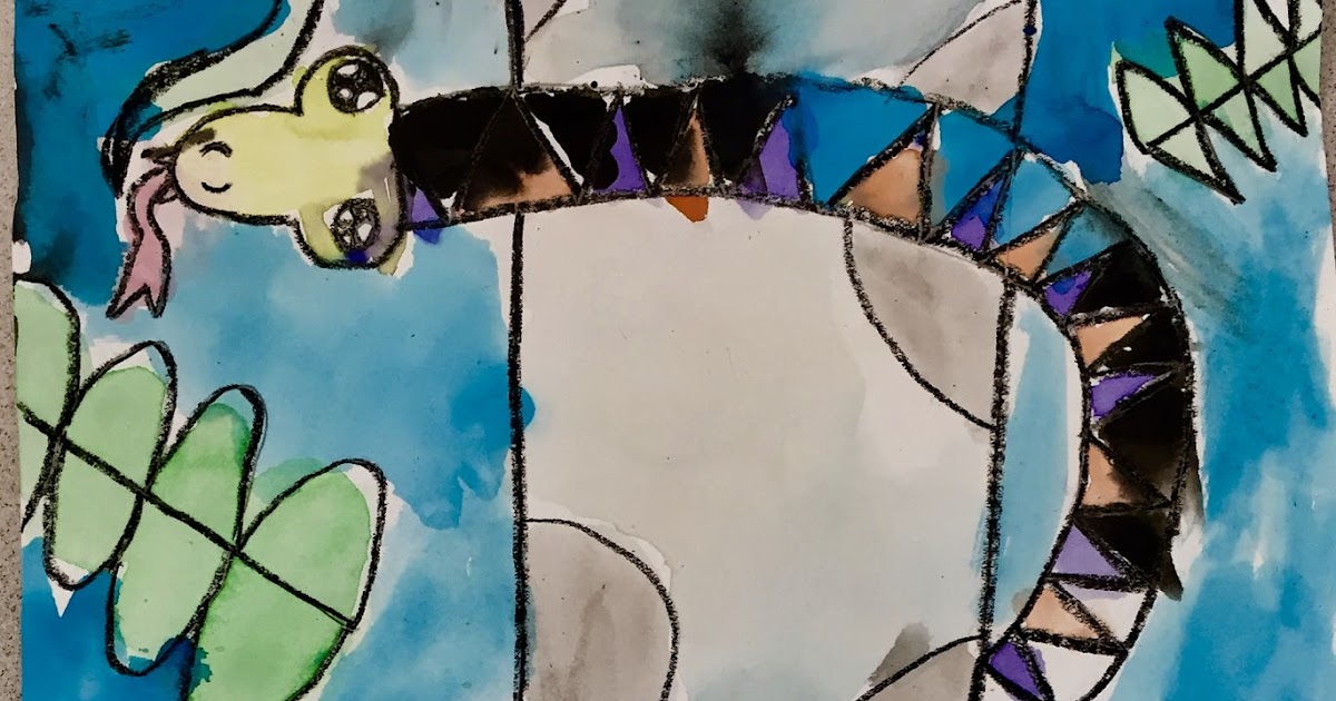 Expression of Imagination: Climbing Snakes by 2nd grade