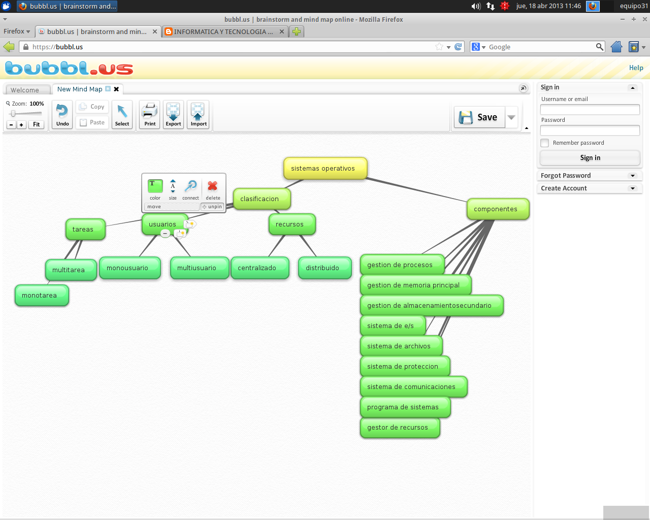 el blog de michael stiven rivera: mapa sistemas operativos
