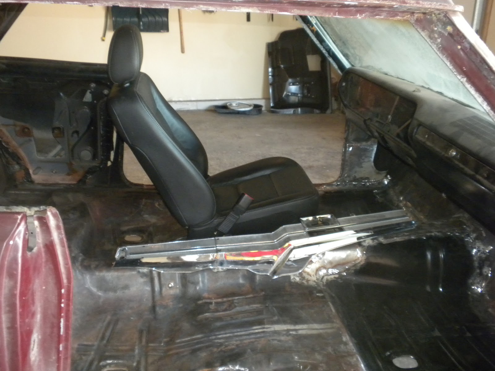 1965 Chevelle Malibu SS Restoration: Center console mounting