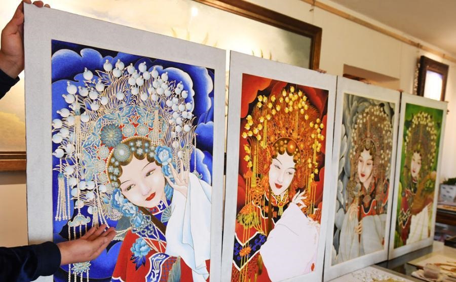 Las Cuatro Grandes Bellezas en la opera de Pekín