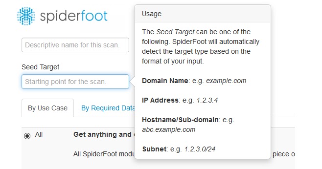 Spiderfoot - Open Source Intelligence and Information Gathering Tool ...