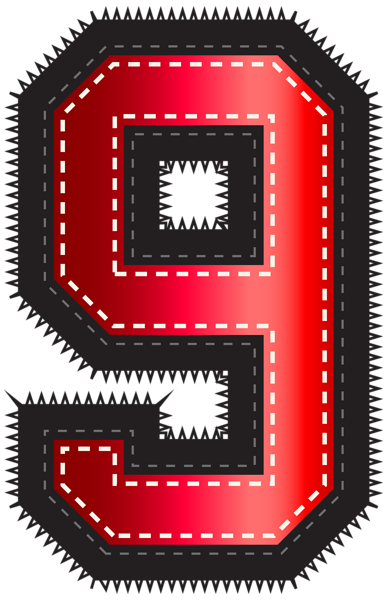 ® Colección de Gifs ®: IMÁGENES DE NÚMEROS ROJOS PARA IMPRIMIR