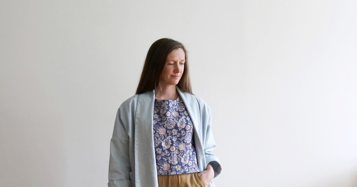 Wholecloth: Denim Wiksten Haori & Liberty Linen Inari Tee