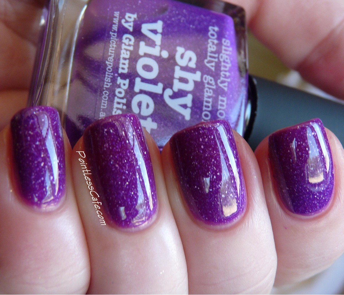 piCture pOlish Shy Violet - Swatches and Review | Pointless Cafe