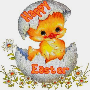 Izlazak pilića iz jajeta uz čestitku Happy Easter ~ Uskrs - slike ...