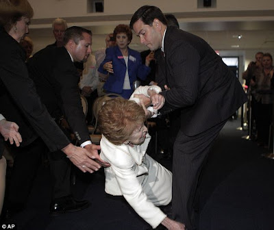 Nancy Reagan Falls - Pix Magazine