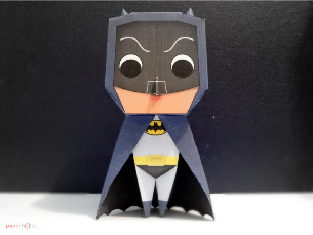 Classic Batman Paper Toy | Paperized Crafts