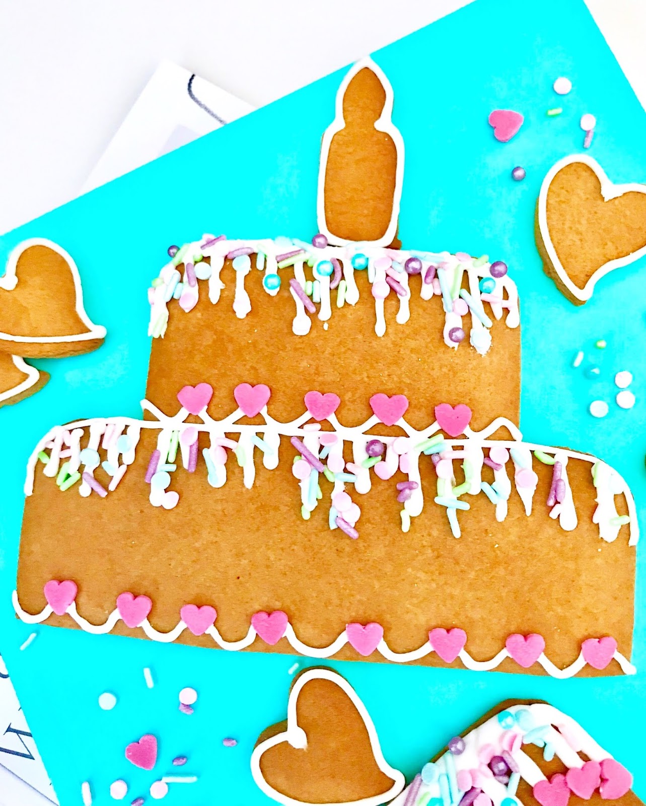 Gingerbread Birthday Cookies