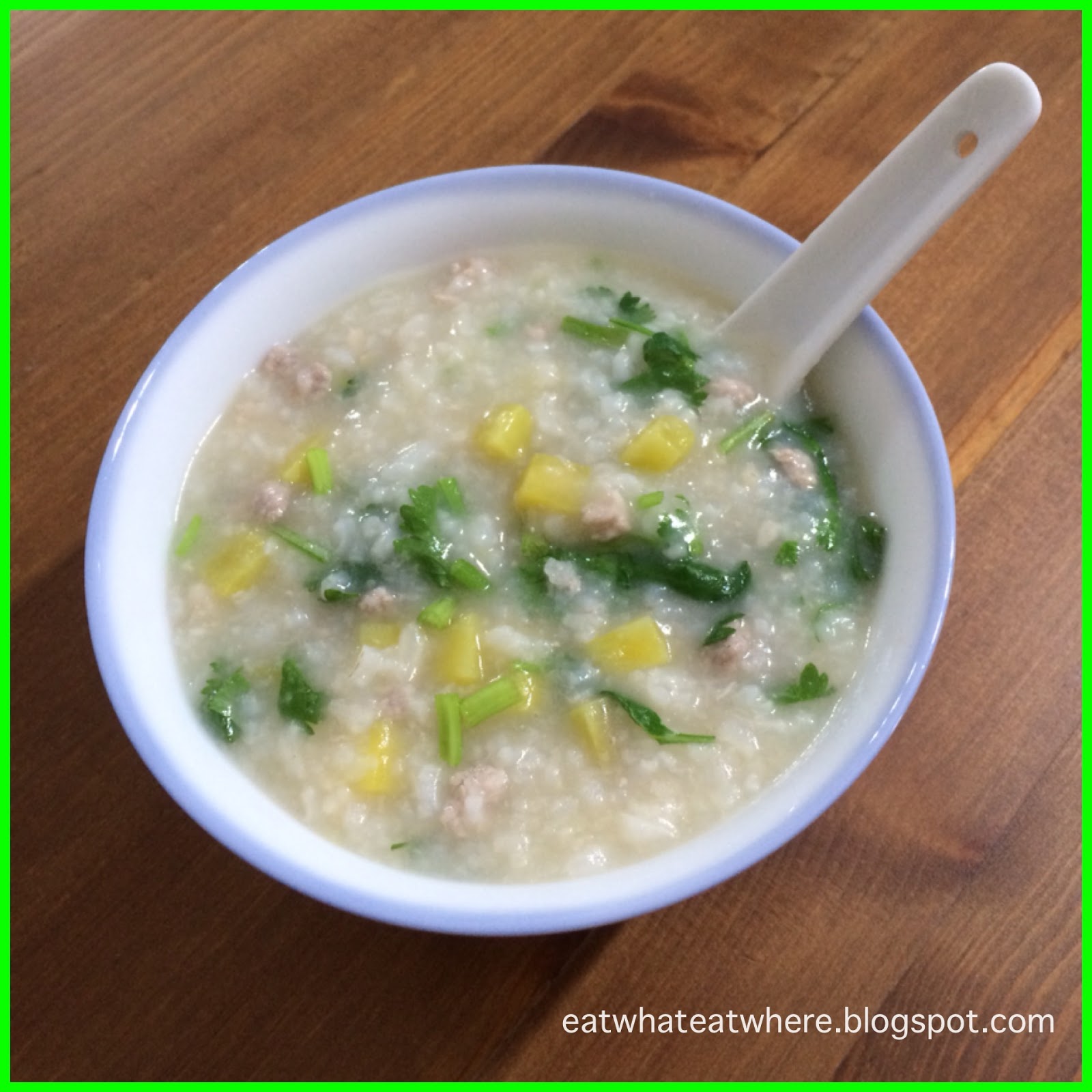 Eat what, Eat where?: #ewew cooks 3 Types of Porridge (with Chicken ...