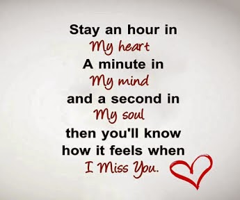 THE END OF THE STORY: I miss you as soon as I wake up. I miss you when ...
