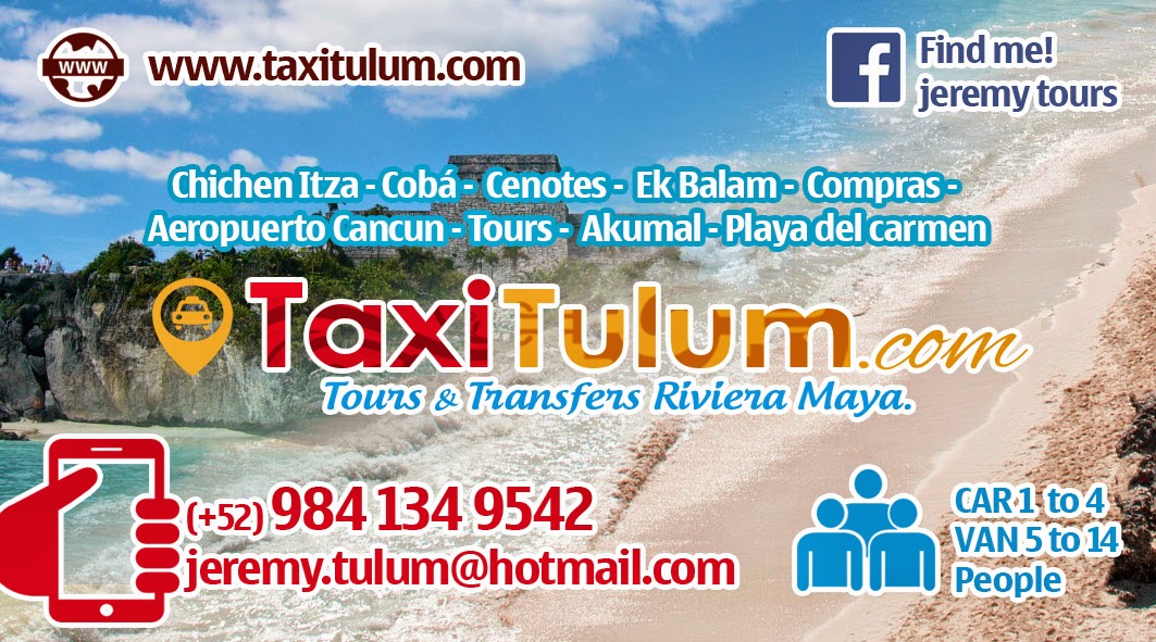Transporte Taxi en Tulum | Tours y Tranfers Riviera Maya