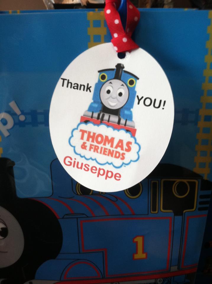 For my love of creativity: Thomas the train party for my son Giuseppe