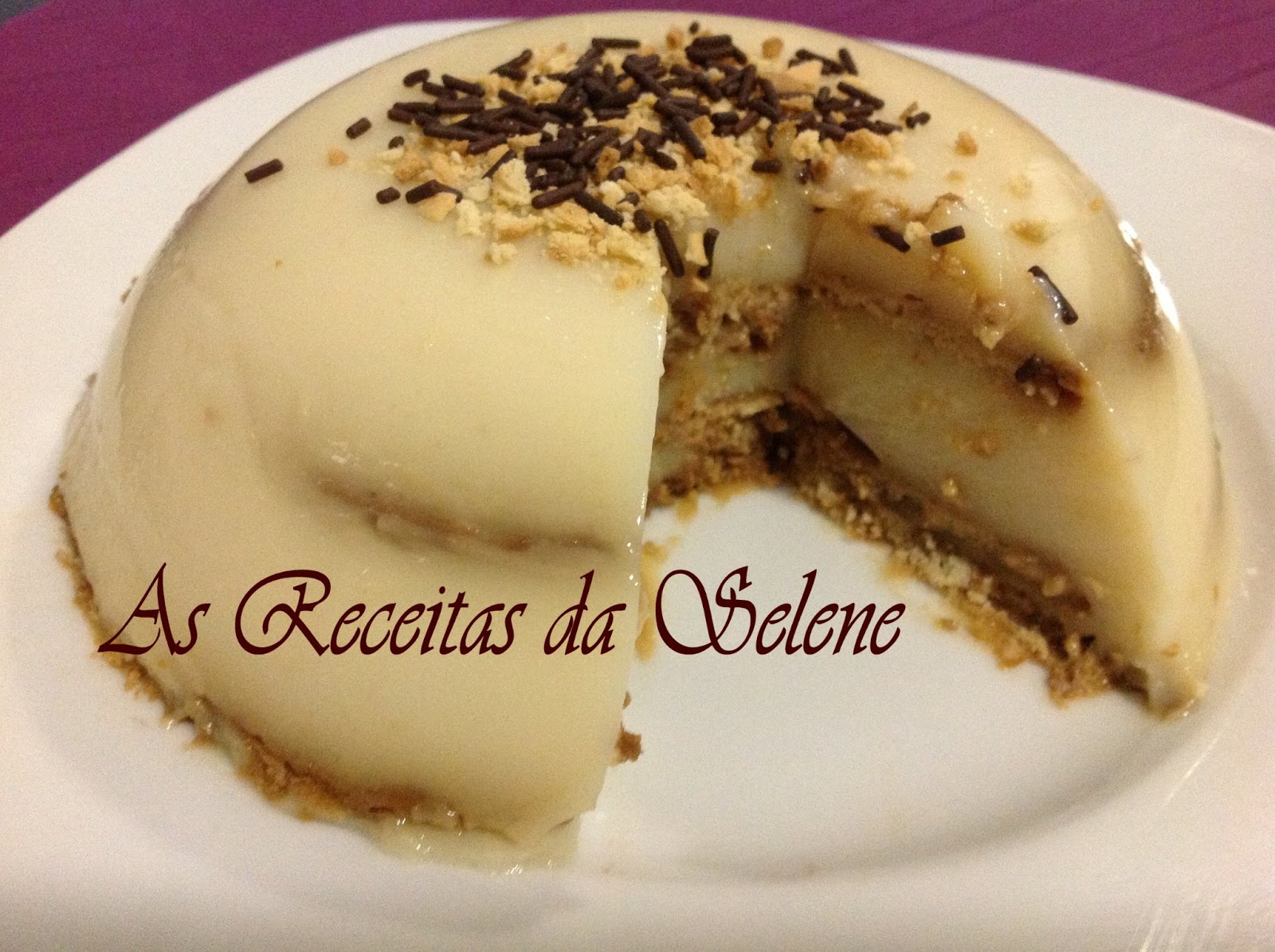 Pudim "Boca Doce" com Café | As Receitas da Selene