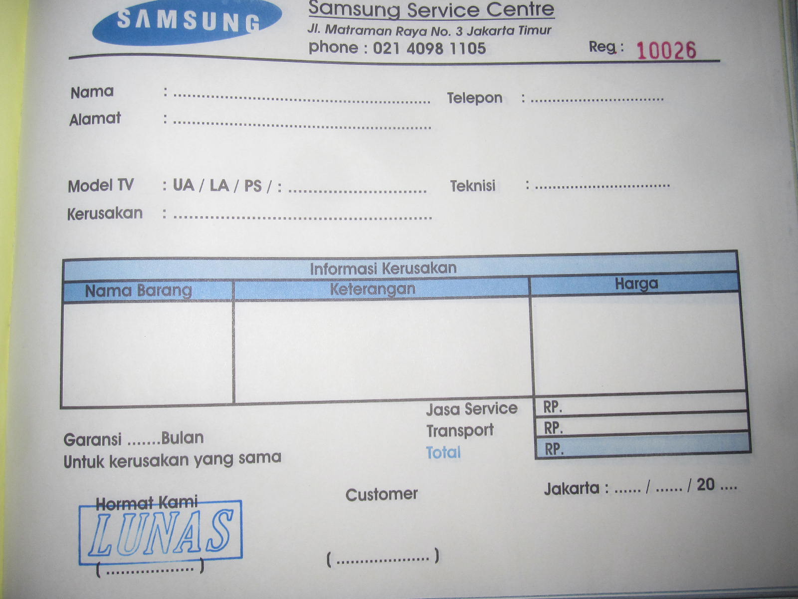 SAMSUNG SERVICE CENTER TV JAKARTA / DEPOK / BOGOR / BEKASI / TANGERANG ...