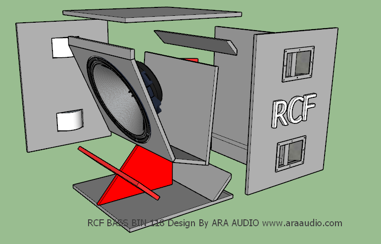 Skema Box 18 inch RCF BASSbin 118