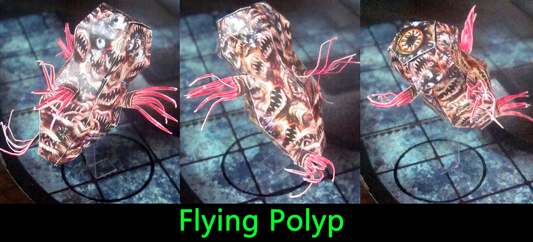 Fantasy Paper Miniature Models: A few creatures from Cthulhu mythos