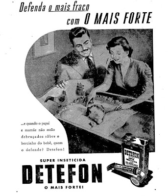 ANOS DOURADOS: IMAGENS & FATOS: IMAGENS - Anúncio: "DETEFON"