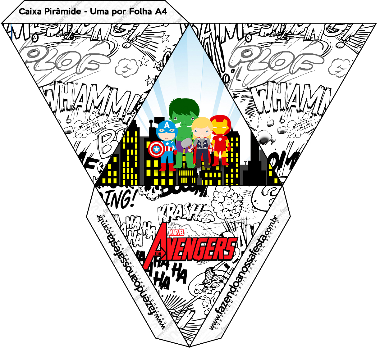 Avengers Chibi Style: Free Printable Boxes. - Oh My Fiesta! for Geeks