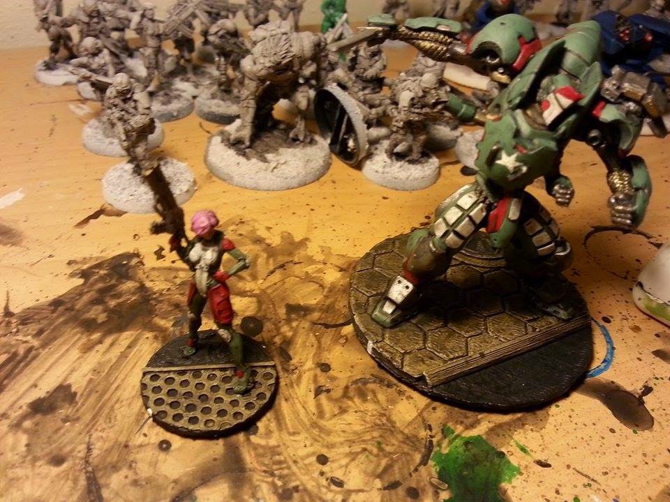 Teacher by Day, Wargamer by Night: Infinity Anaconda TAG Finished with ...