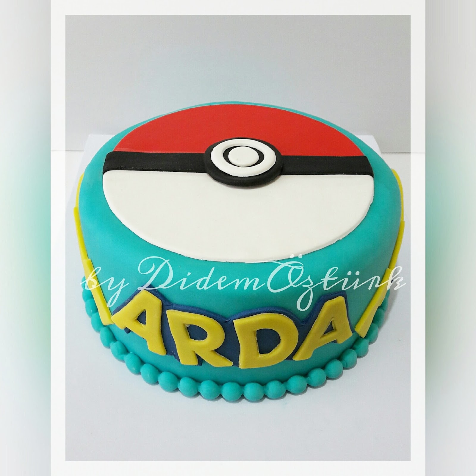 Butik Pasta Tasarım : POKEMON PASTA VE POKEMON KURABİYE