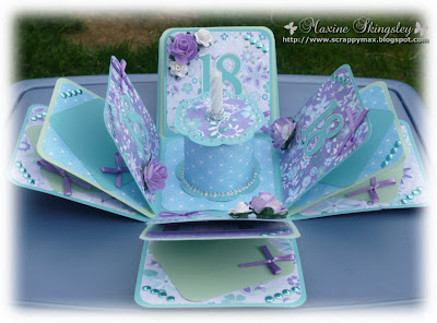 Welcome to Scrappy Max's: 18th Exploding Box Card