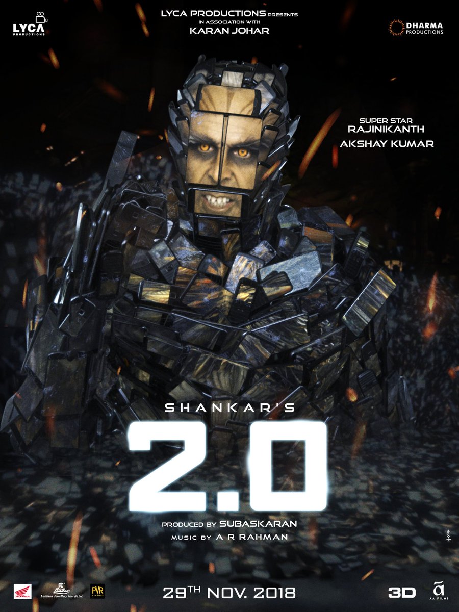 2 Point 0 Movie Latest Posters - Latest Movie Updates, Movie Promotions ...