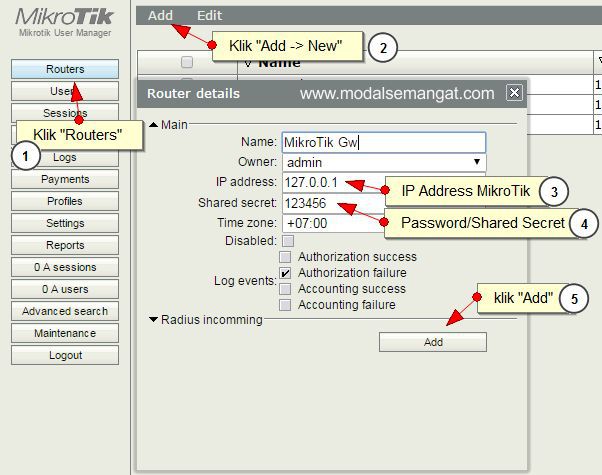 belajar komputer: Userman di MikroTik