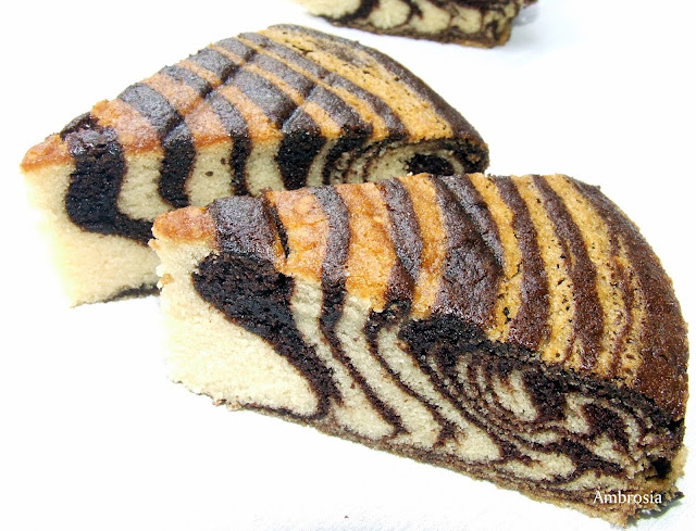 ZEBRA CAKE - TWO WAY (With Eggs and Egg less) | Ambrosia