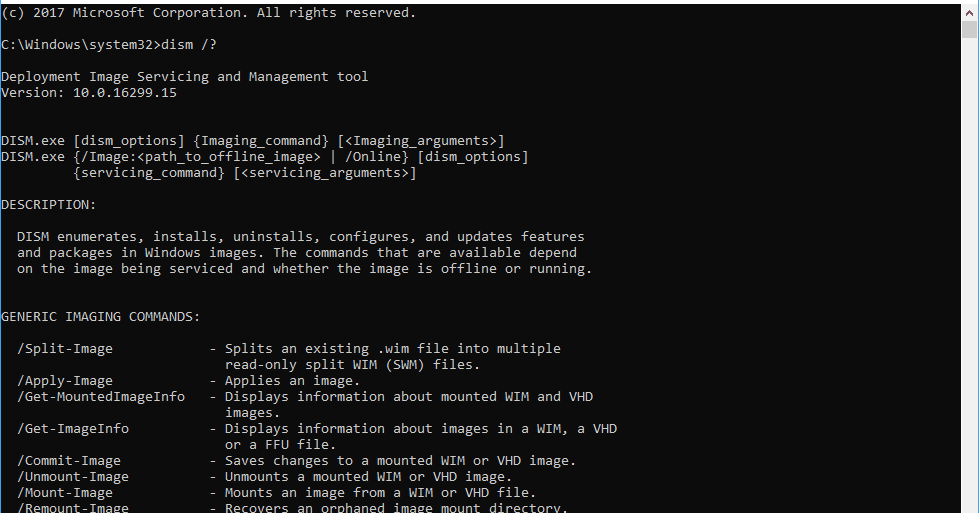 Deployment Image Servicing And Management Dism Win