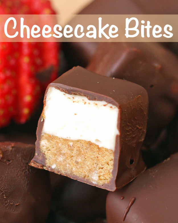 Elsie Park: Chocolate Covered Cheesecake Bites - Heavenly!